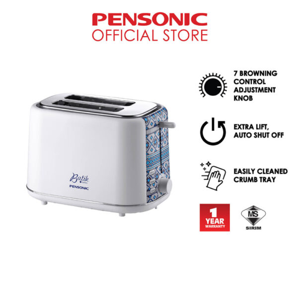 Pensonic Bread Toaster Batik Series | PT-930 - Pensonic