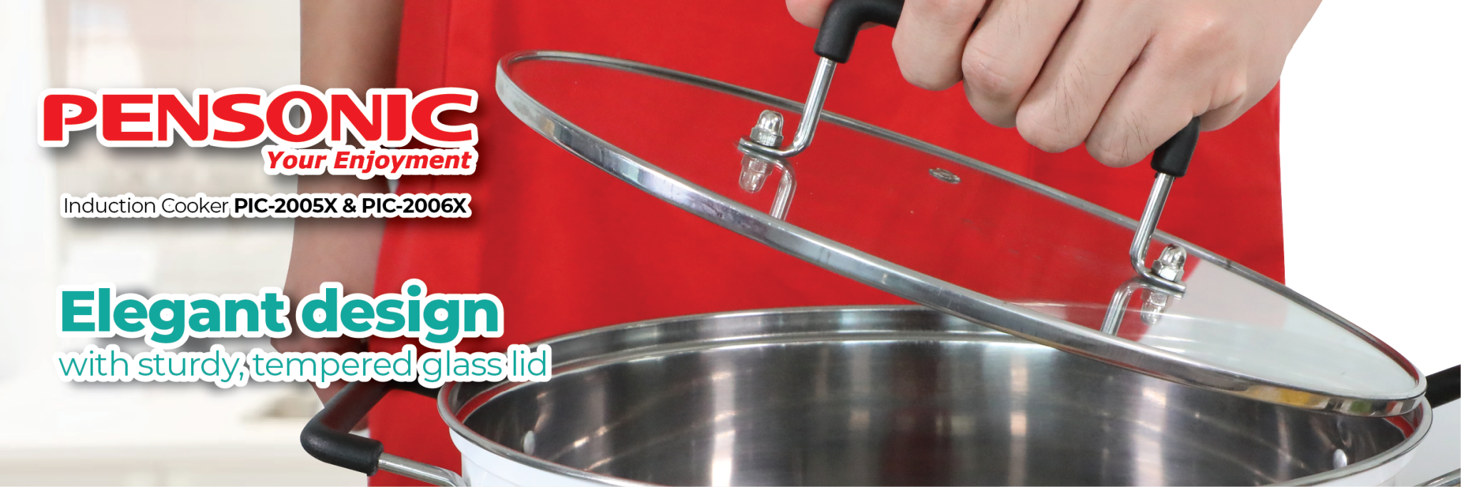 Pensonic Induction Cooker [Free Pot] | PIC-2005X - Pensonic