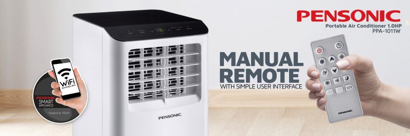 Pensonic Smart Portable Aircond 1.0HP | PPA-1011W - Pensonic