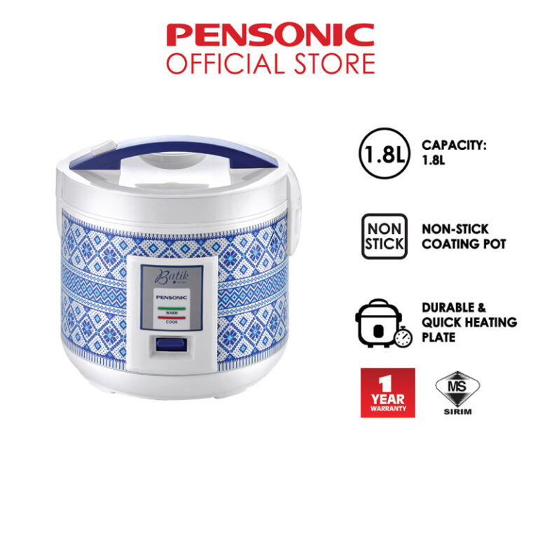 Pensonic Batik Series 1.8L Rice Cooker | PSR-1808B - Pensonic