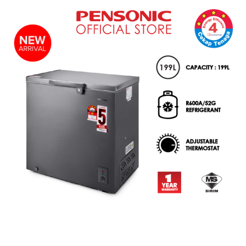 Pensonic Chest Freezer 199L | PFZ-205G - Pensonic