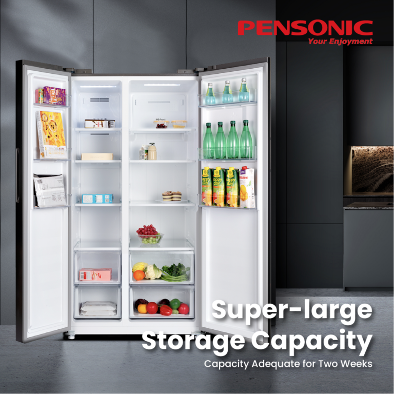 Pensonic Side by Side Door Refrigerator 560L | PSS-5600Di - Pensonic