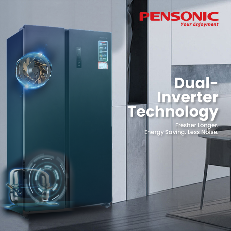 Pensonic Side by Side Door Refrigerator 560L | PSS-5600Di - Pensonic