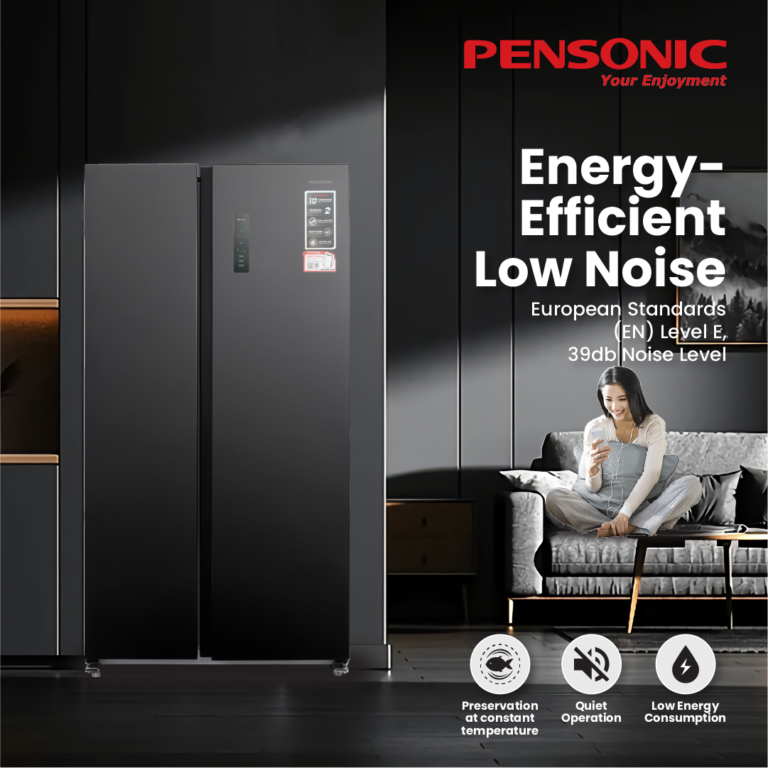 Pensonic Side by Side Door Refrigerator 560L | PSS-5600Di - Pensonic