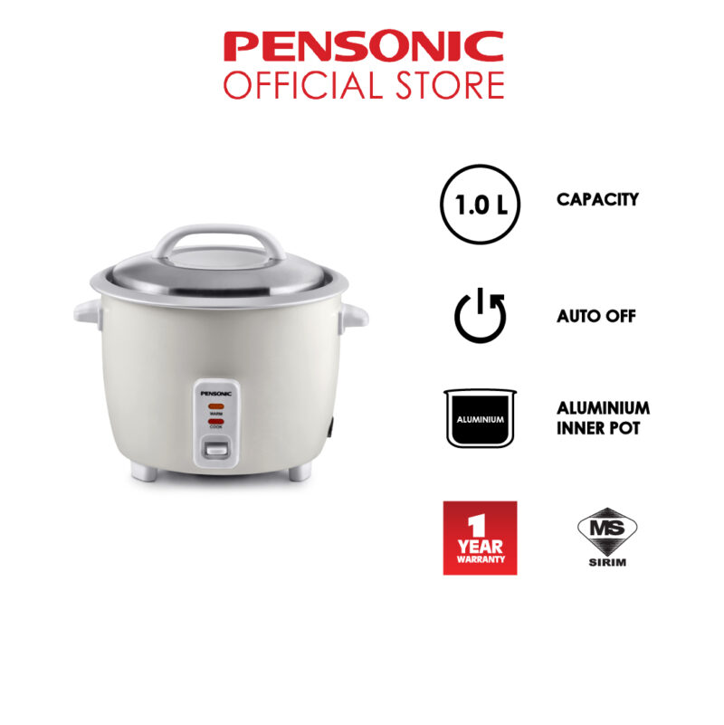 Pensonic Conventional Rice Cooker 1.0L |PRC-1003 - Pensonic