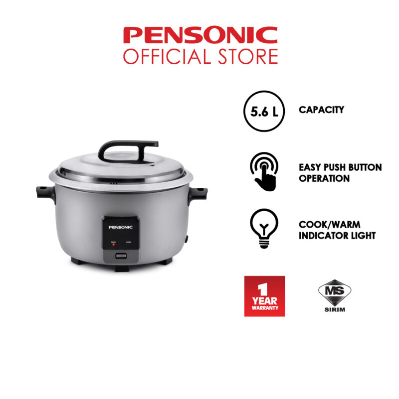 Pensonic Commercial Rice Cooker 5.6L |PRC-5600A - Pensonic