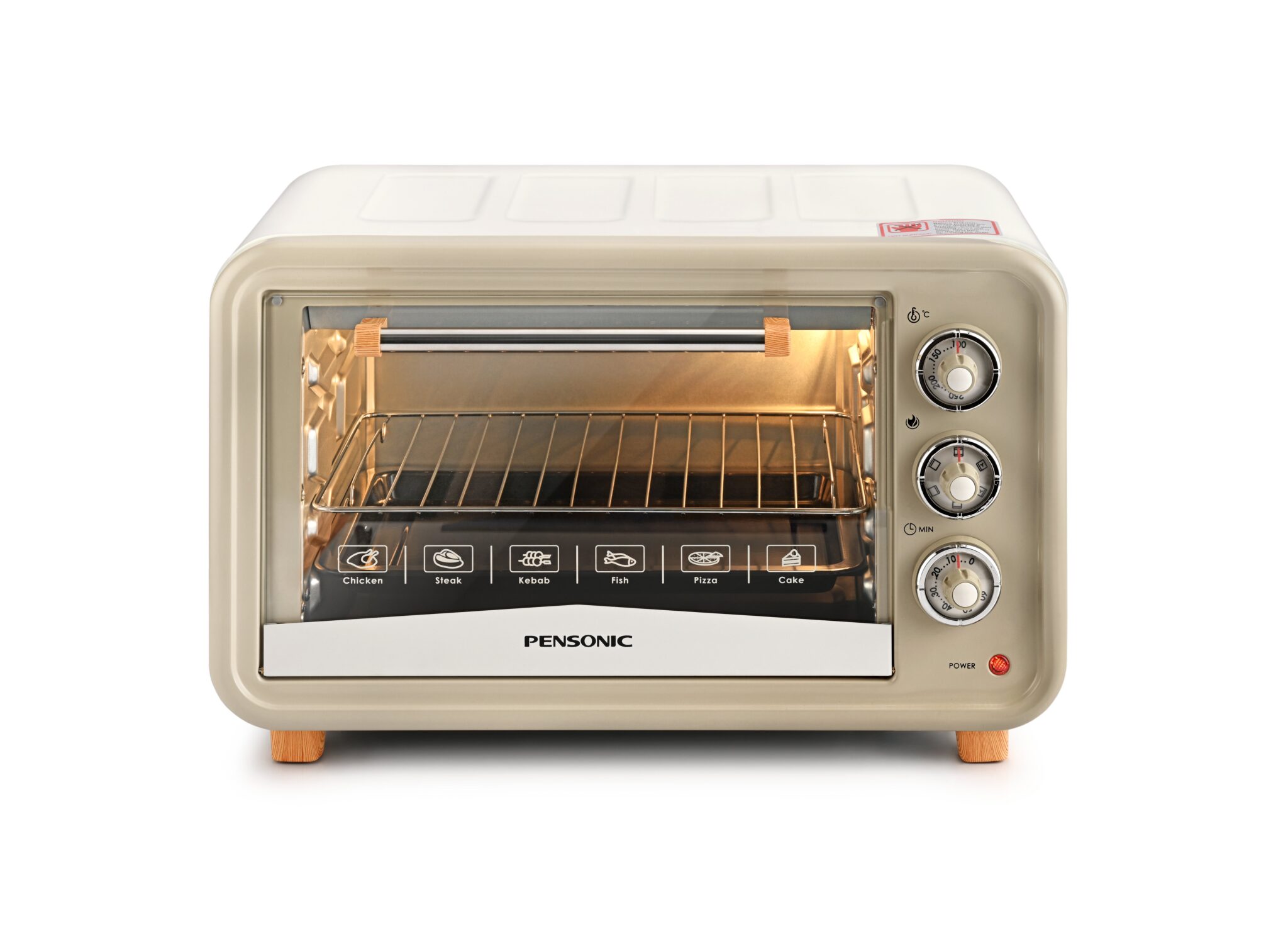 Pensonic Retro Electric Oven 28L | PEO-2812 - Pensonic