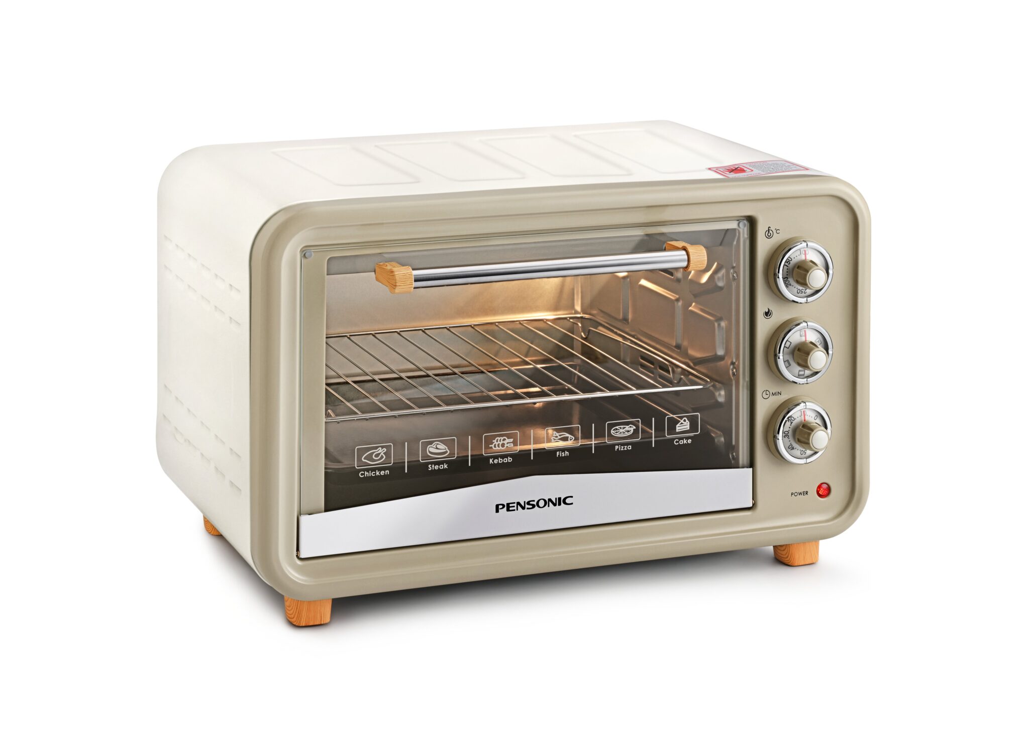 Pensonic Retro Electric Oven 28L | PEO-2812 - Pensonic