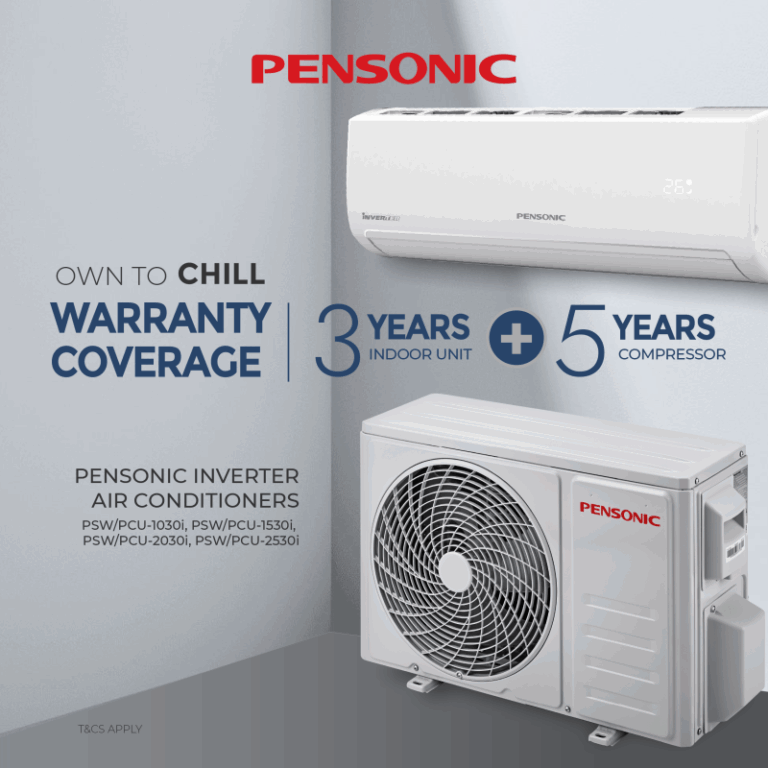 [OWN TO CHILL] Pensonic Inverter Air Conditioners 1.5Hp |PSW/PCU-1530i ...