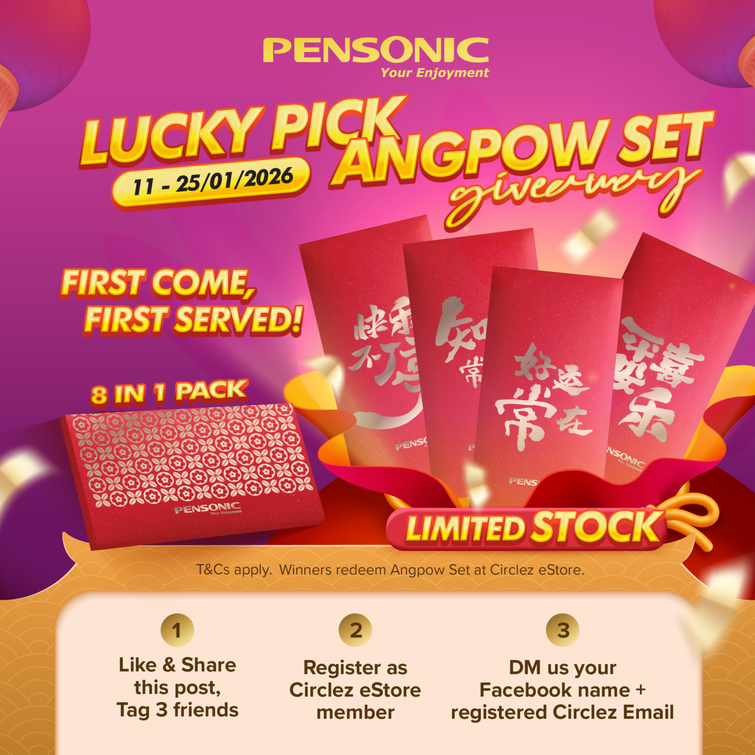 Lucky Pick Angpow Giveaway 2026 - Pensonic